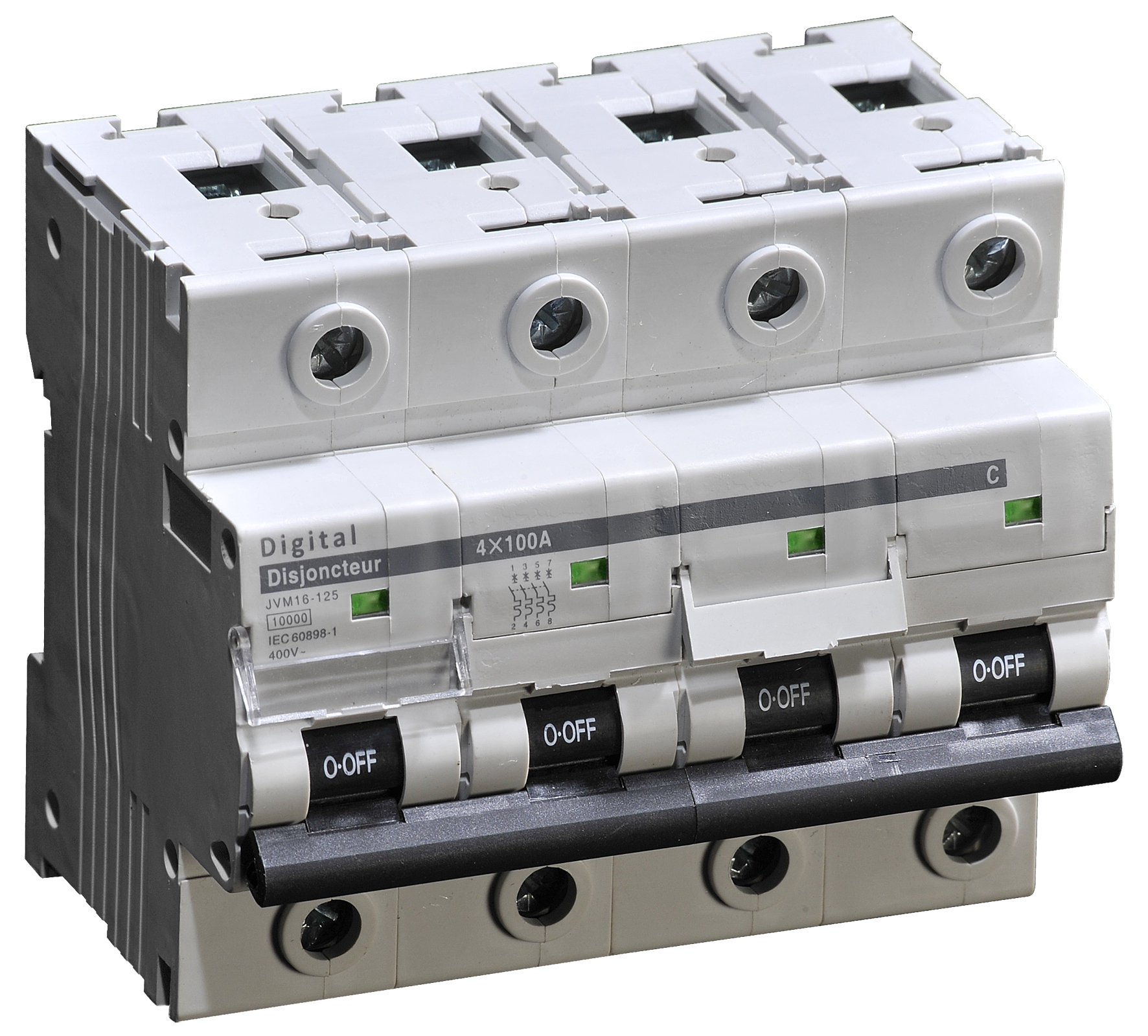 Disjoncteur 4x80A C10 kA